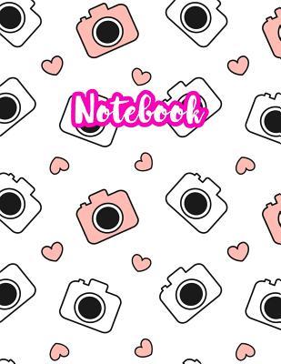 Notebook: Cute Blank Lined Journal Large 8.5 x 11 Matte Cover Design ...