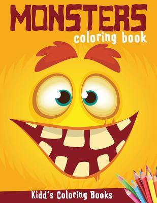 Monsters Coloring Book: Funny Halloween Activity Book for Kids Ages 4-8 ...