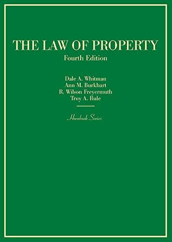 Law of Property (Hornbooks) by Dale Whitman | Goodreads