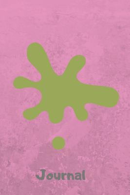 Journal: Pink Journal and Notebook with Green Splodge by Dotted Clover ...