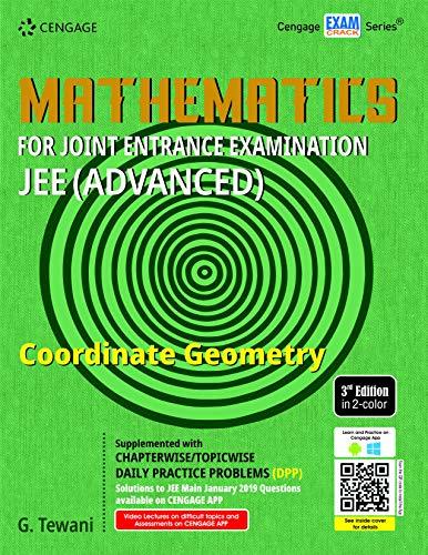MATHEMATICS FOR JEE ADVANCED : COORDINATE GEOMETRY, 3RD EDITION ...