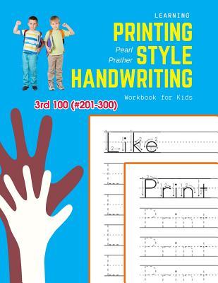 Learning Printing Style Handwriting Workbook for Kids: Practice and ...