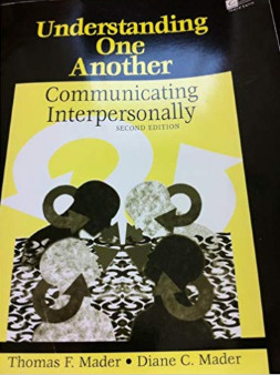 Understanding One Another (Custom) by Thomas F. Mader | Goodreads