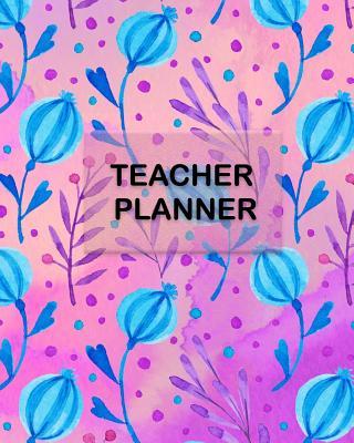 Teacher Planner: Large Open Dated Weekly Lesson Plan Book - Pink and ...