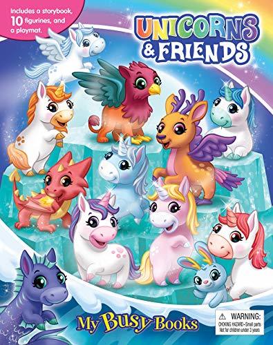 Phidal - Unicorns & Friends My Busy Book - 10 Figurines and a Playmat ...