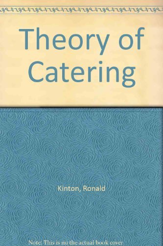 Theory of Catering by Ronald Kinton | Goodreads