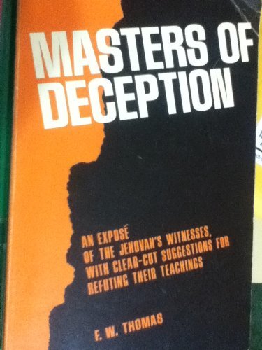 Masters of Deception by F.W. Thomas | Goodreads