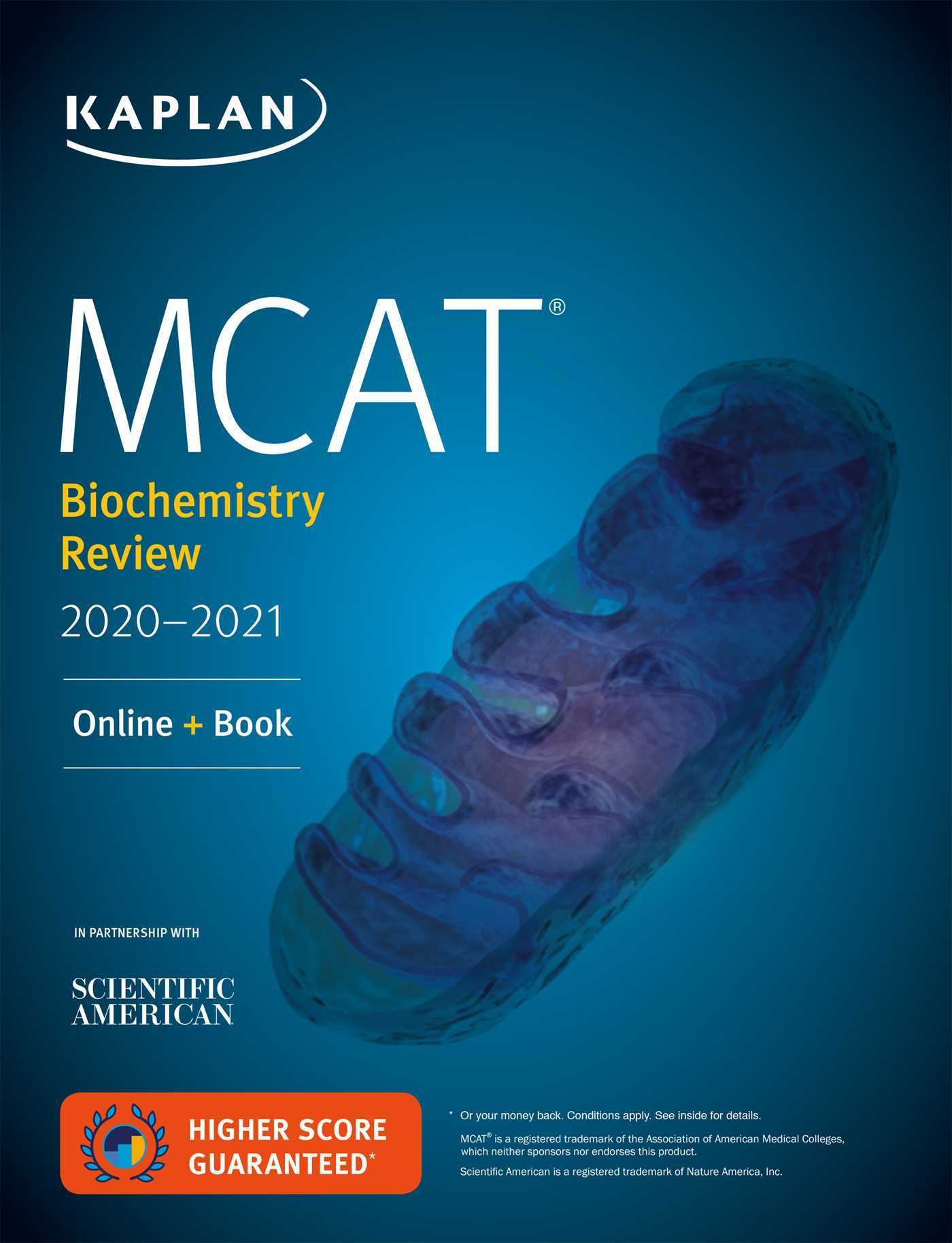 MCAT Biochemistry Review 2020-2021: Online + Book by Kaplan Test Prep ...