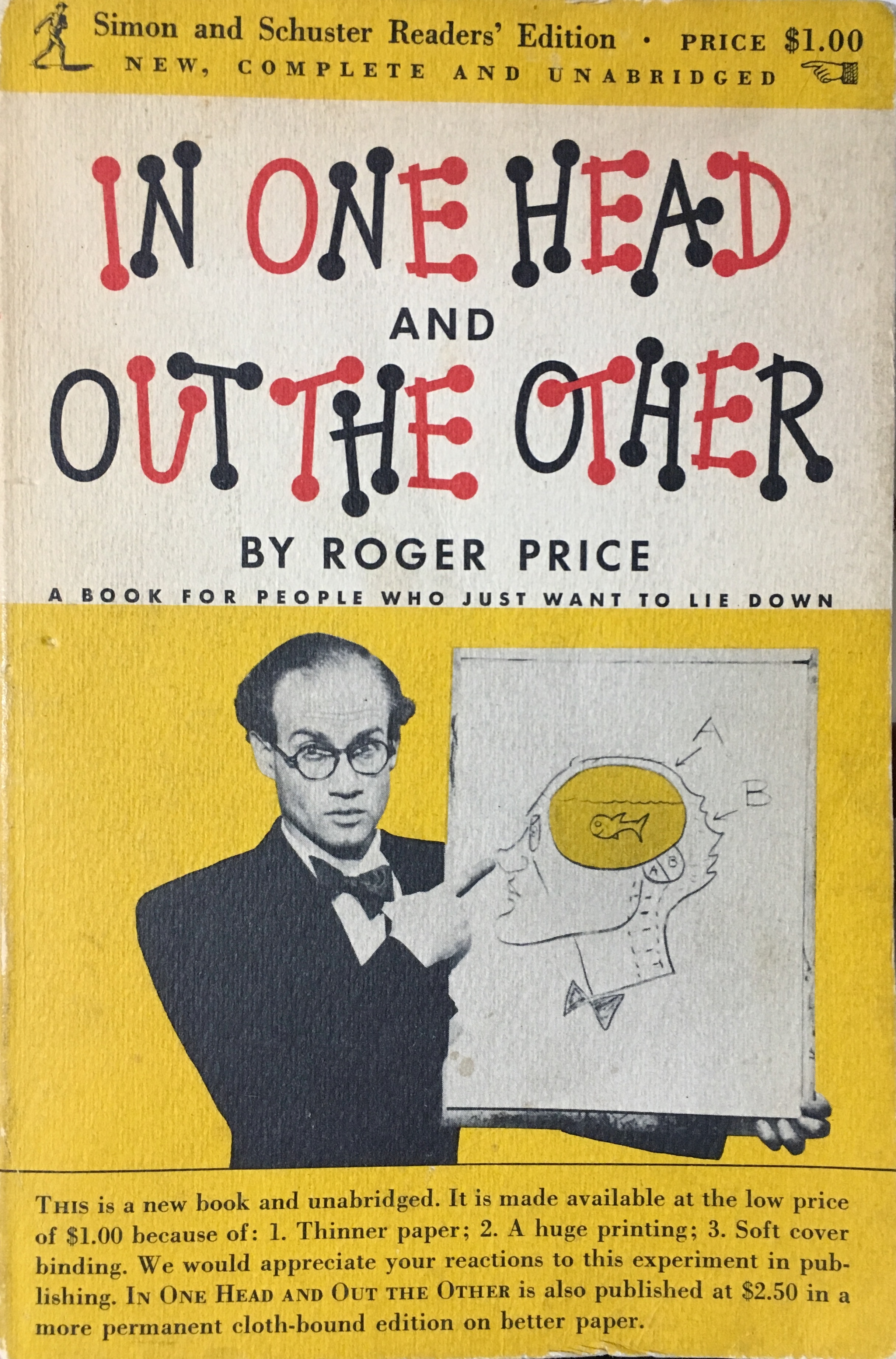 In One Head and Out the Other by Roger Price | Goodreads