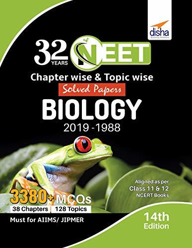 32 Years NEET Chapter-wise & Topic-wise Solved Papers BIOLOGY (2019 ...