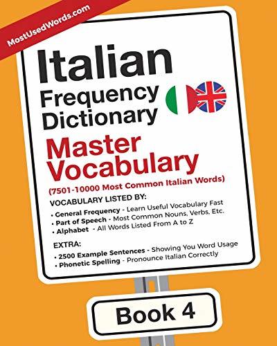 Italian Frequency Dictionary Master Vocabulary 7501 10000 Most Common Italian Words By italian-frequency-dictionary-master-vocabulary-7501-10000-most-common-italian-words-by