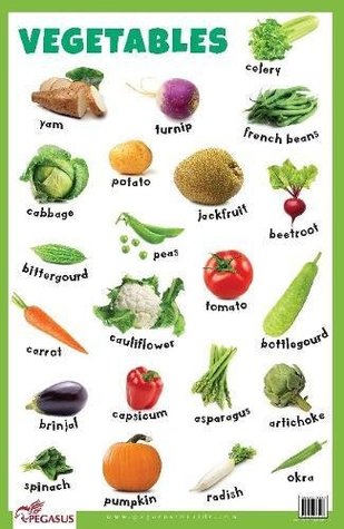 Vegetables - Educational Chart by Pegasus | Goodreads