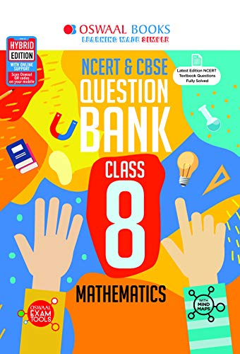 Oswaal NCERT & CBSE Question Bank Class 8 Mathematics Book by Oswaal ...