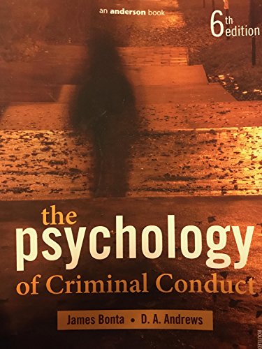 Psychology Of Criminal Conduct, 6Th Edn by D.A. Andrews | Goodreads