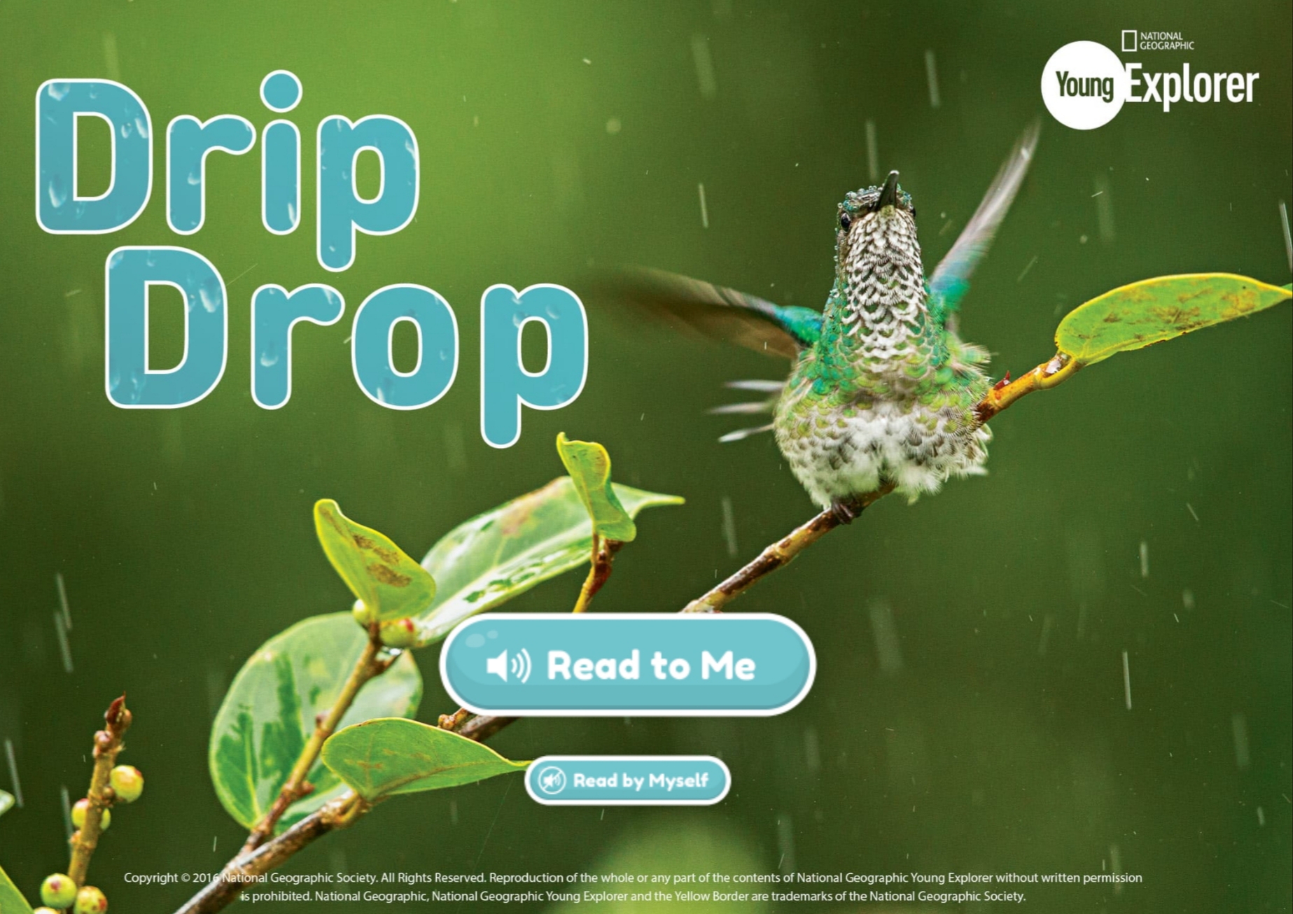Drip Drop by National Geographic Young Explorer | Goodreads