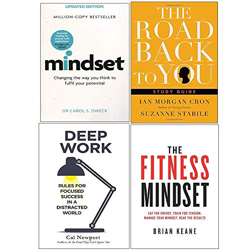 Mindset, Road Back To You, Deep Work, Fitness Mindset 4 Books ...