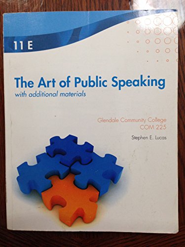 The Art Public Speaking by Stephen E. Lucas | Goodreads