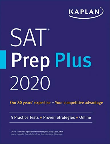 SAT Prep Plus 2020: 5 Practice Tests + Proven Strategies + Online by ...