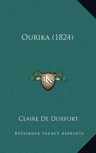 Ourika (1824) by Claire de Duras | Goodreads