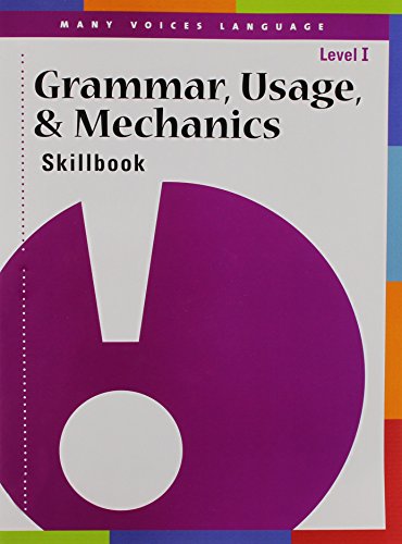 Grammar Usage and Mechanic Level I: Skillbook by Unknown | Goodreads