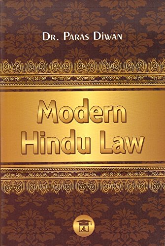 Allahabad Law Agency's Modern Hindu Law by Dr. Paras Diwan by Paras ...