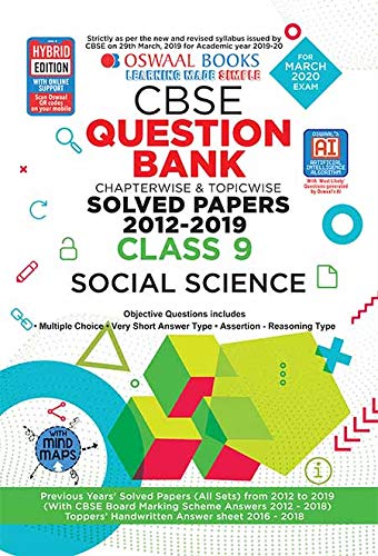 Oswaal CBSE Question Bank Class 9 Social Science Book Chapterwise ...