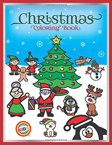 Christmas Coloring Book: Colorful Creative Kids: 53 Christmas Coloring ...