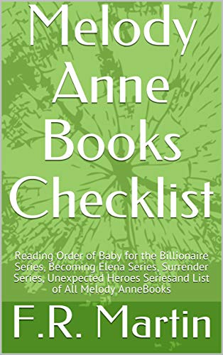 Melody Anne Books Checklist: Reading Order of Baby for the Billionaire ...