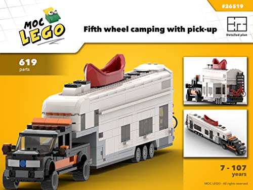 Fifth wheel camping with pick-up (Instruction Only): MOC LEGO by Bryan ...