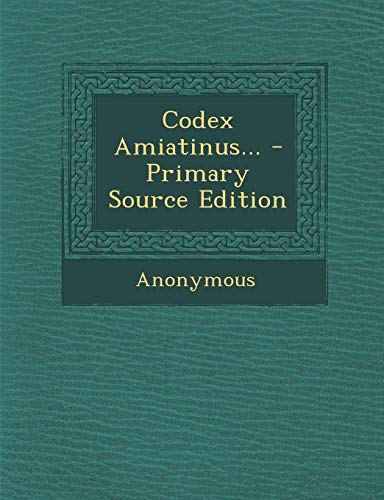 Codex Amiatinus... by Anonymous | Goodreads