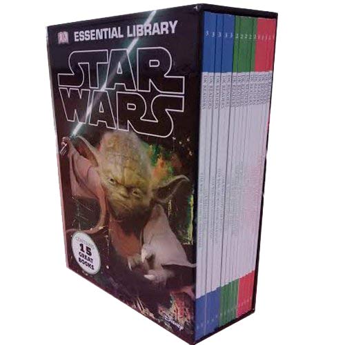 Star Wars Essential Library 15 Books Collection Box Set by D.K ...