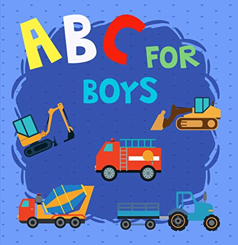 ABC For Boy: An Awesome Trucks ABC Book with Chinese name For Kids.Also ...