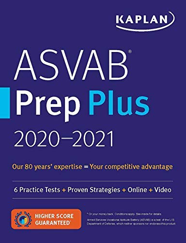 ASVAB Prep Plus 2020-2021: 6 Practice Tests + Proven Strategies ...