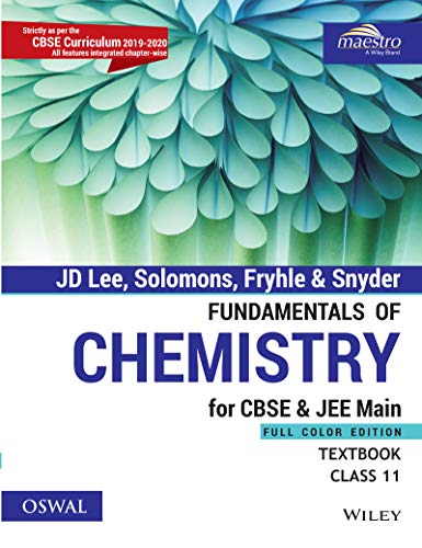 Fundamentals of Chemistry for CBSE & JEE Main, Textbook Class 11 [with ...