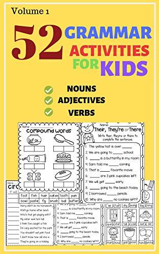 Kids, Children Grammar Activity: An engaging way for kids, children, to ...