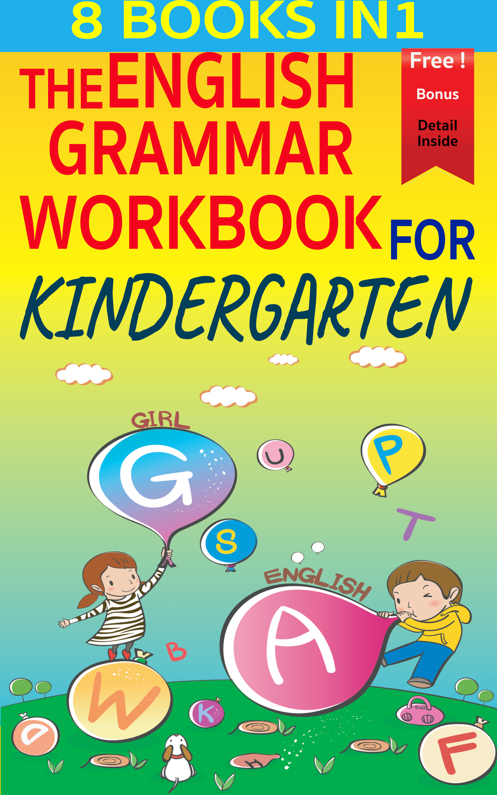 The English Grammar Workbook: Kindergarten Workbook - 80+ Simple ...