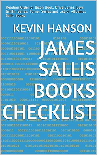 James Sallis Books Checklist: Reading Order of Bison Book, Drive Series ...