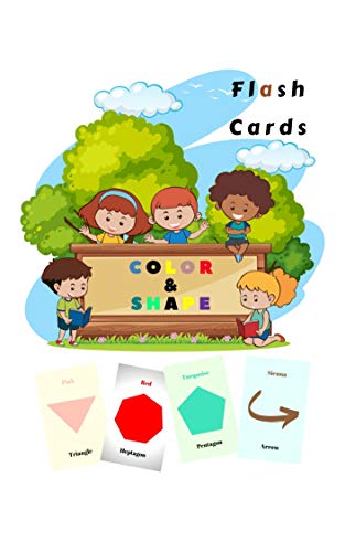 Colors and Shapes Flash Cards: Different Color 135 Cards for Kids to ...