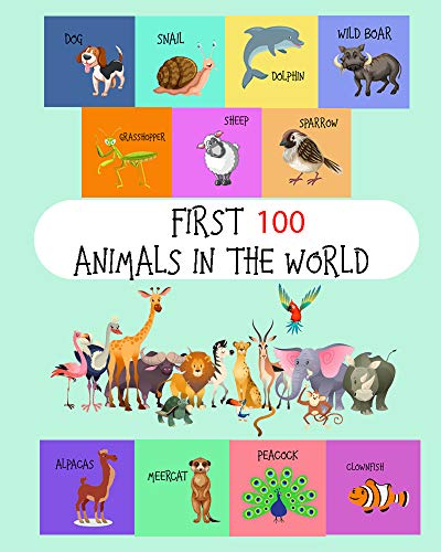 My first 100 animals words: colorful kindle book by Mom’s magic spell ...
