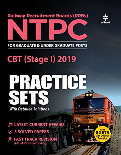 30 Practice Sets RRB NTPC CBT (Stage -1) Practice Sets 2019 by Arihant ...