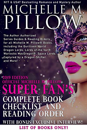 Official 2019 Edition Michelle M. Pillow Super Fan’s Complete Book ...