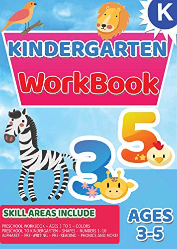 Kindergarten Workbooks: Preschool Workbook - Ages 3 to 5, Colors ...