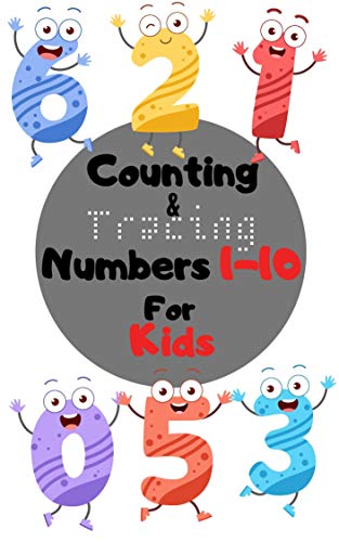 Counting&Tracing Numbers 1-10 For Kids: Book for Ages 1-5 for Kids ...