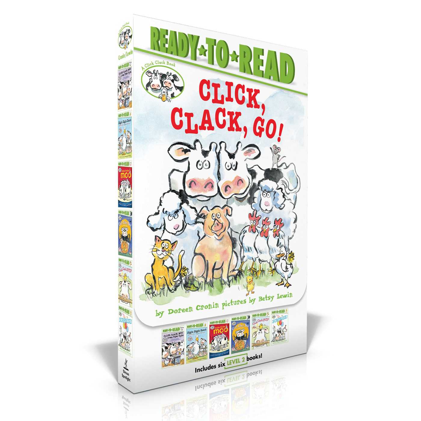 Click, Clack, Go! (Boxed Set): Click, Clack, Moo; Giggle, Giggle, Quack ...