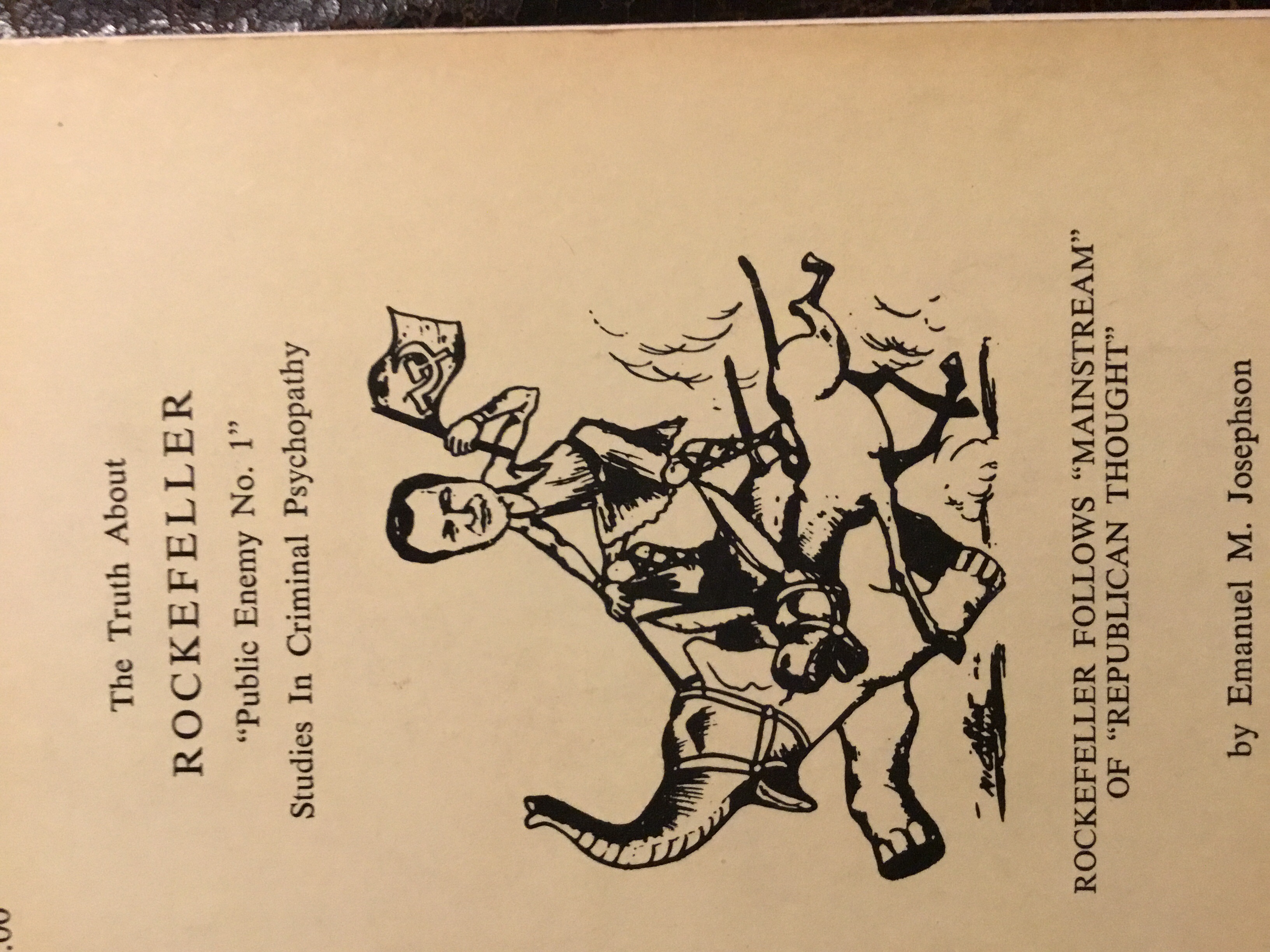 Truth About Rockefeller by Emanuel M. Josephson | Goodreads