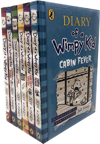 Diary of a Wimpy Kid Collection 6 Books Set By Jeff Kinney by Jeff ...