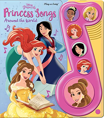 Little Music Note 6-Button Disney Princess: Princess Songs Around the ...