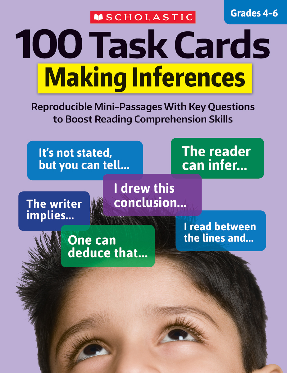 100 Task Cards: Making Inferences: Reproducible Mini-Passages With Key ...