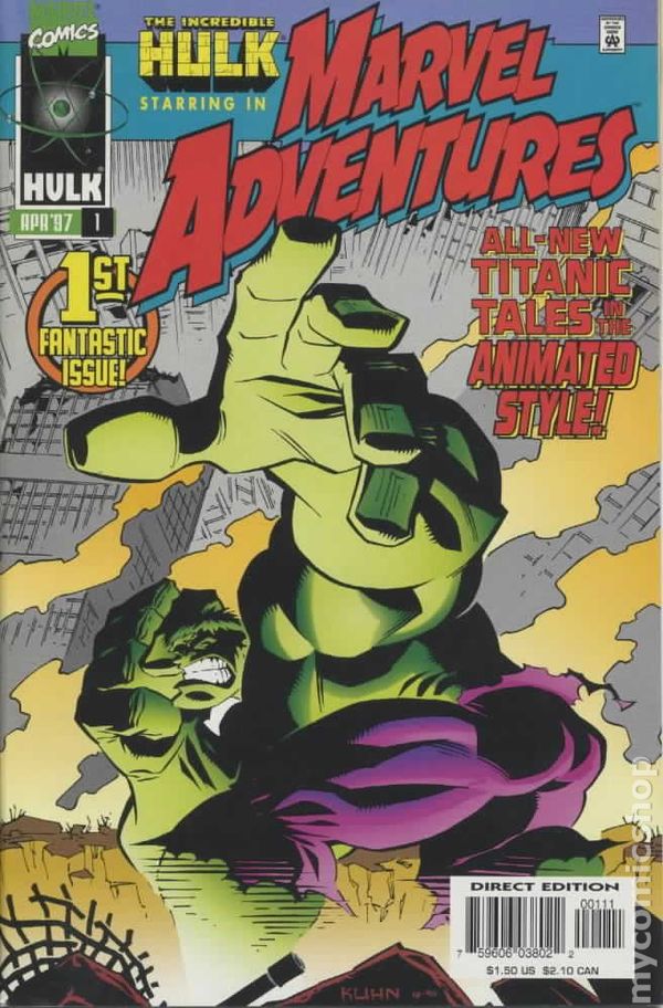 Marvel Adventures #1 Starring the Incredible Hulk by Ralph Macchio ...