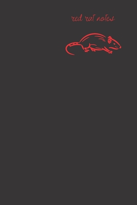 Red Rat Notes: small lined Rat Notebook / Travel Journal to write in (6 ...